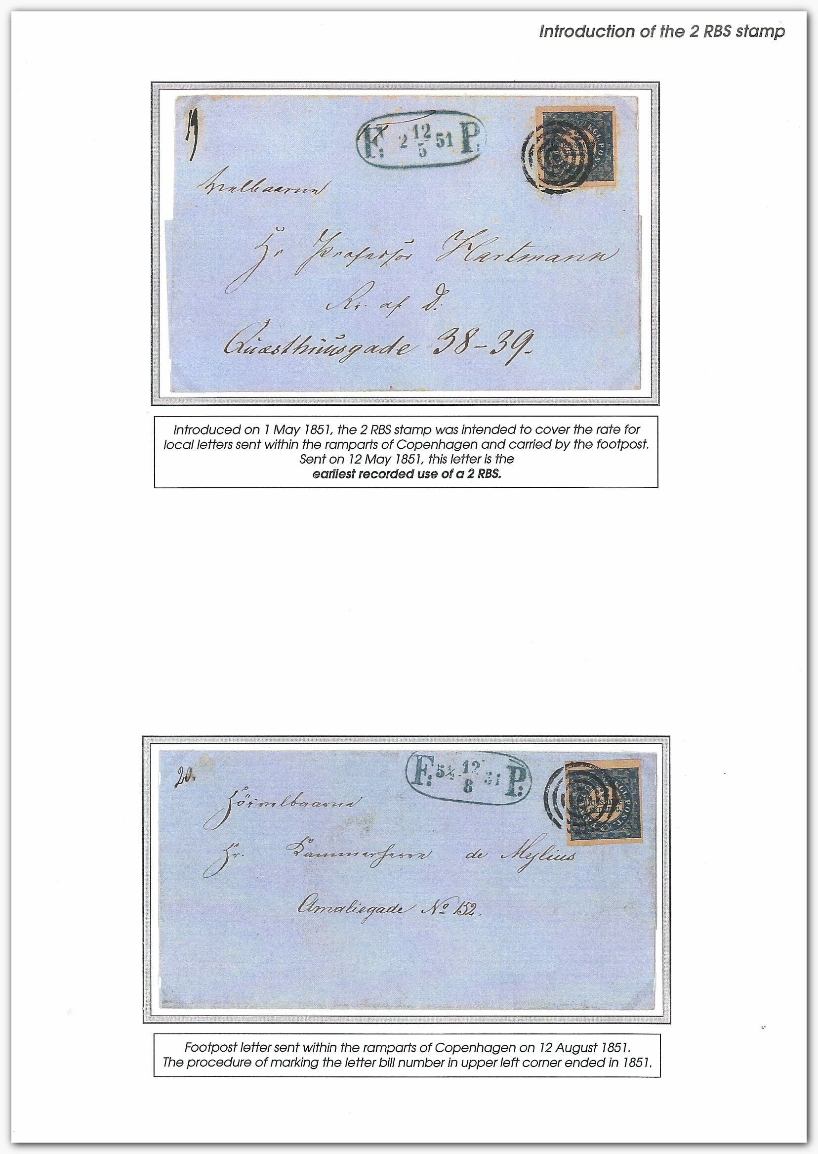 Postal History Denmark ca. 1860 – 1865 | Dansk Posthistorisk Selskab