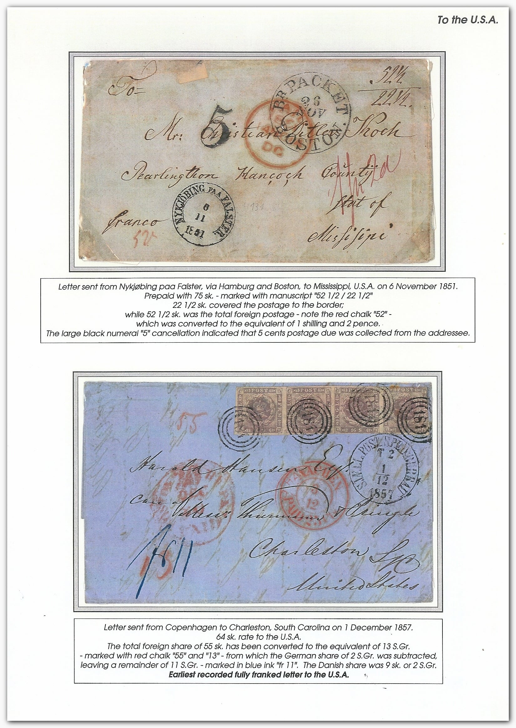 Postal History Denmark ca. 1860 – 1865 | Dansk Posthistorisk Selskab